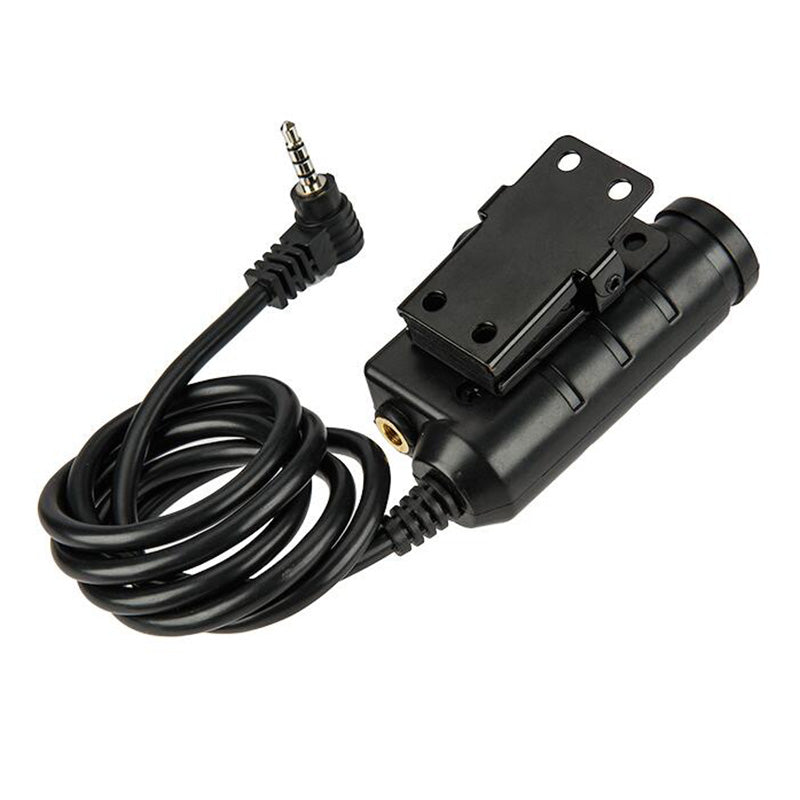 EARMOR M52 Tactical Headset PTT Adapter for Yaesu Radio with Finger Bu ...